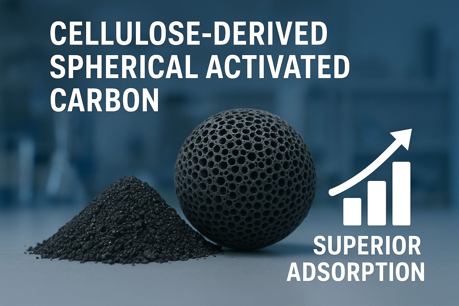 Cellulose-Derived Spherical Activated Carbon for Performance